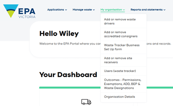 How a waste tracker administrator can view a user's access level | epa ...