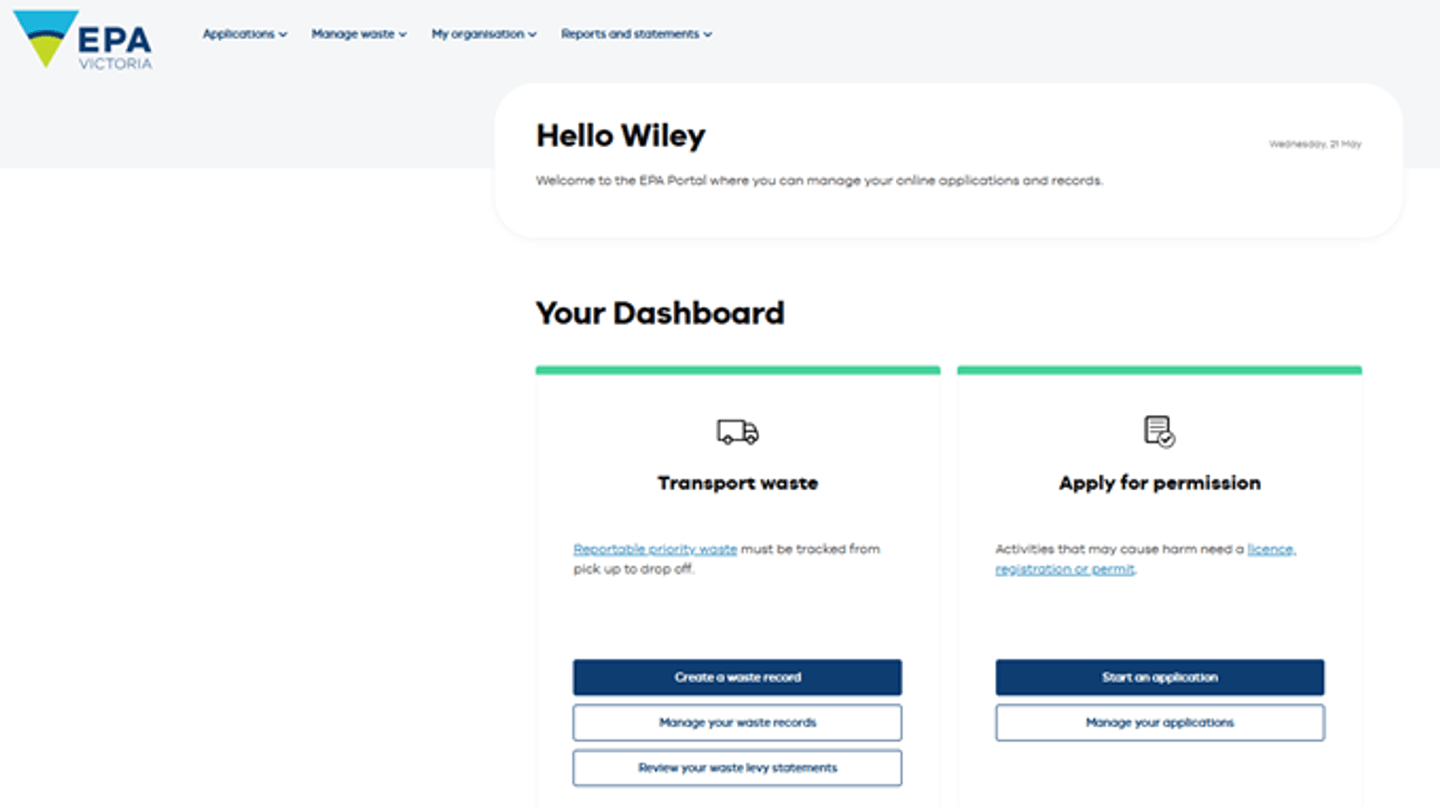How a waste tracker administrator can view a user's access level | epa ...