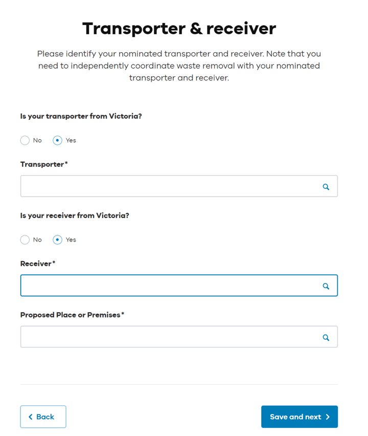 How to create a waste record using Waste Tracker | epa.vic.gov.au