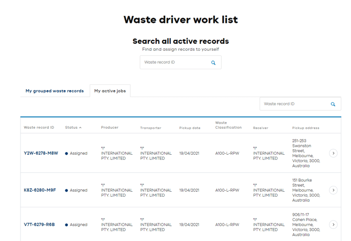 How a driver can drop off waste using Waste Tracker | epa.vic.gov.au