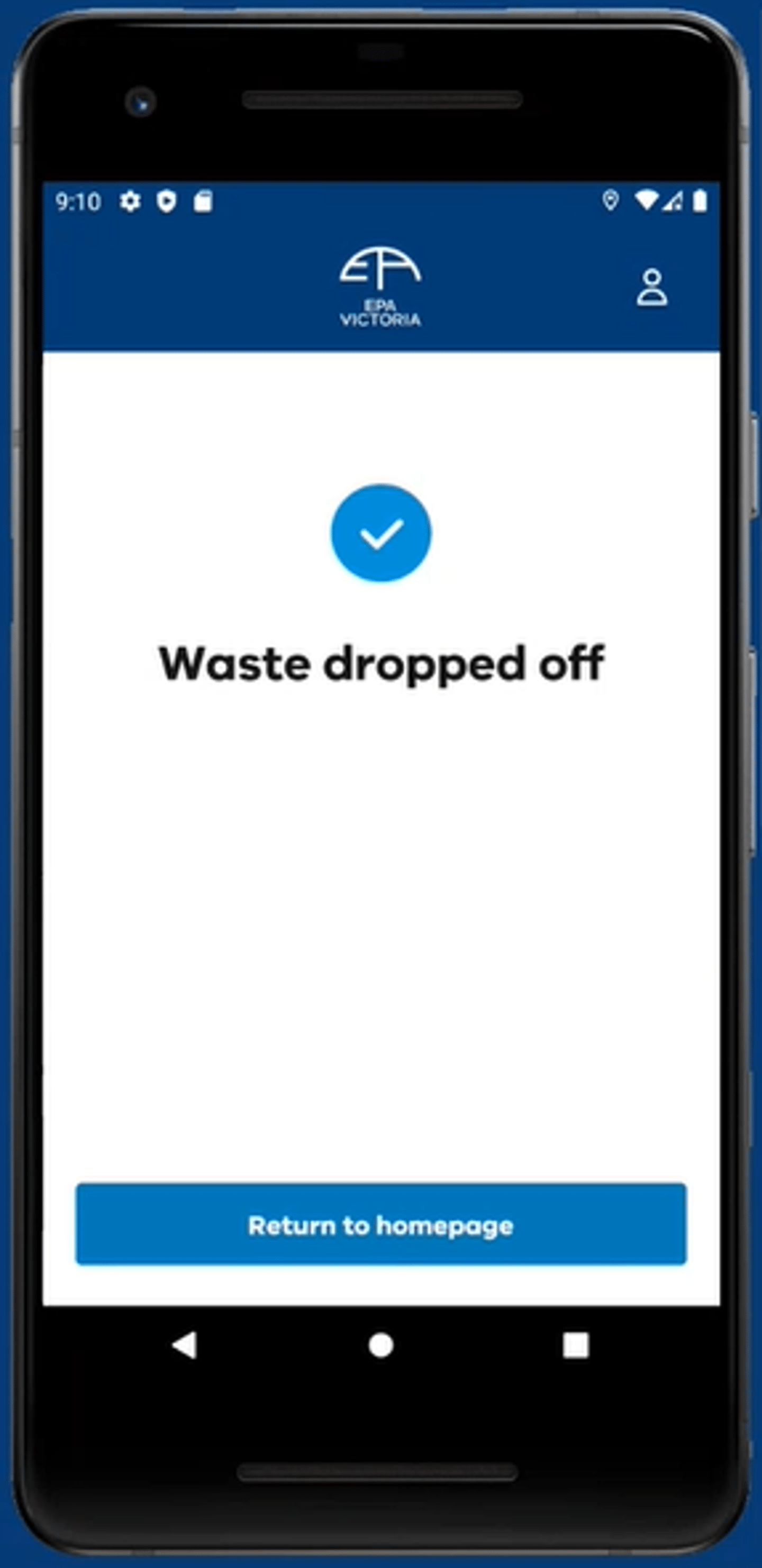 How a driver can drop off grouped waste in the Waste Tracker app | epa ...