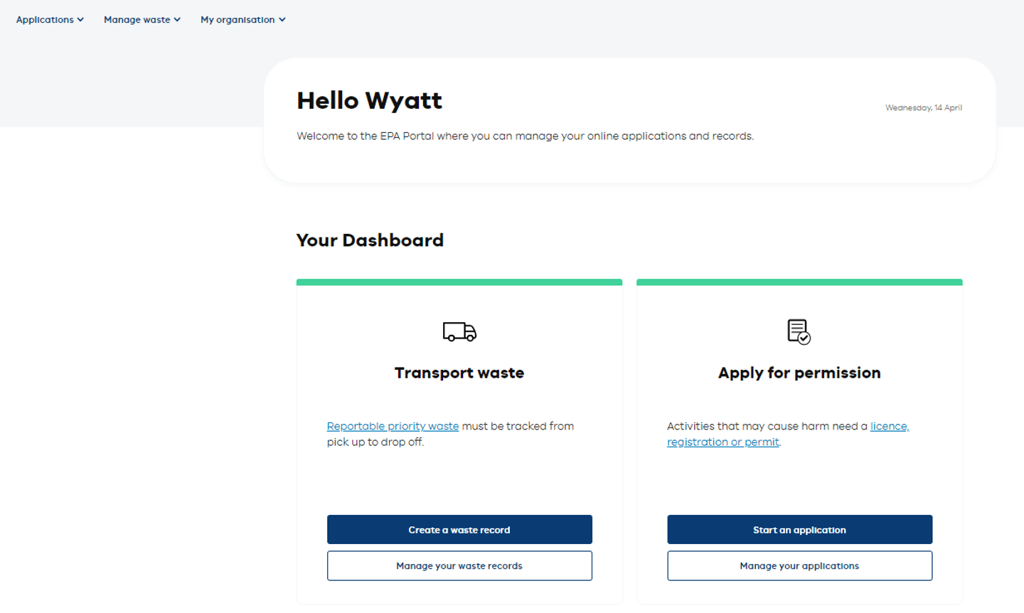 How to email a waste record using Waste Tracker | epa.vic.gov.au