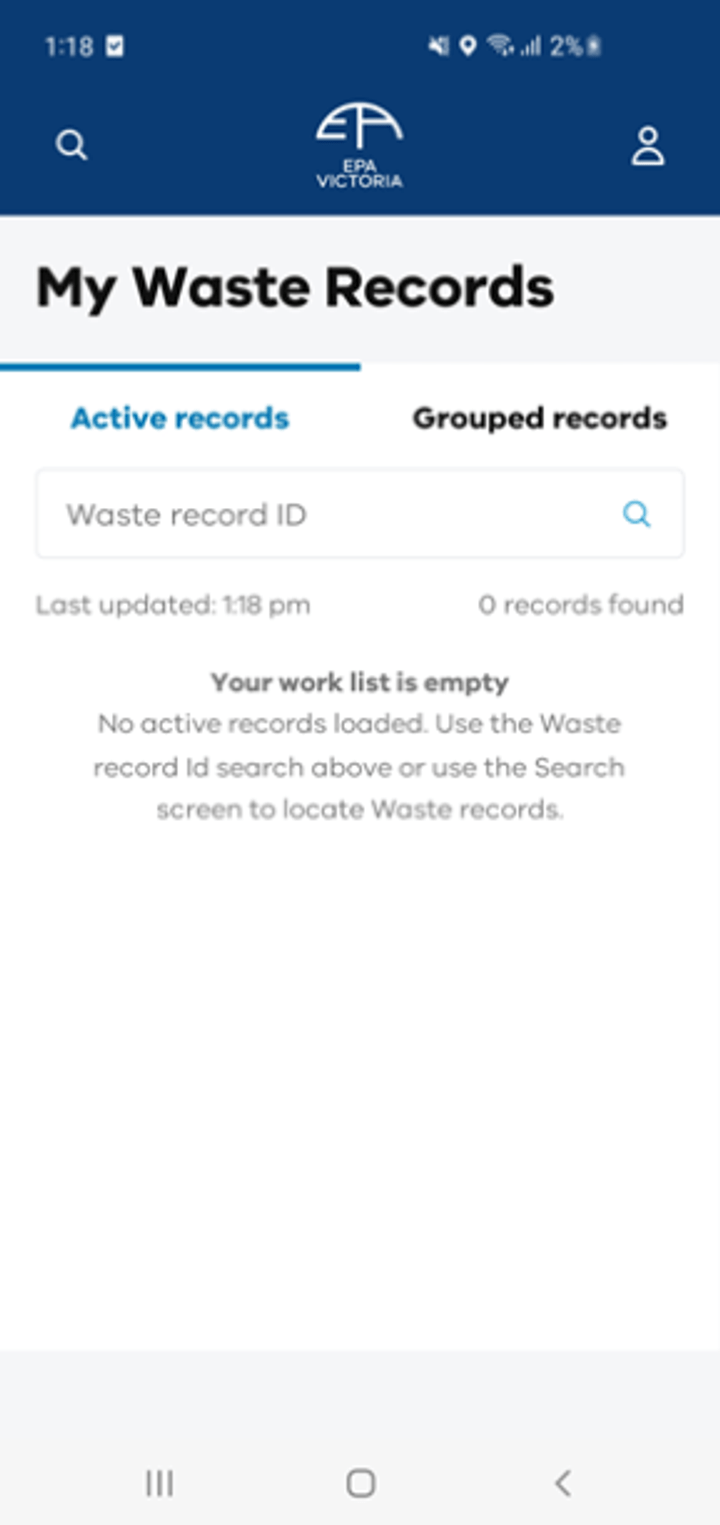 How a receiver can receive waste in Waste Tracker app | epa.vic.gov.au