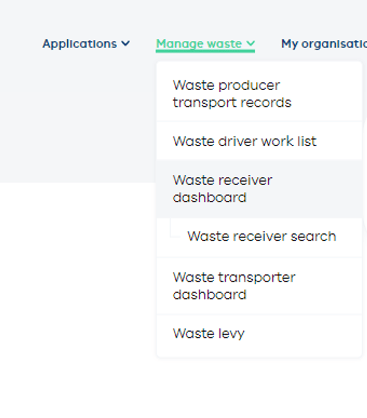How a receiver can receive waste using Waste Tracker | epa.vic.gov.au