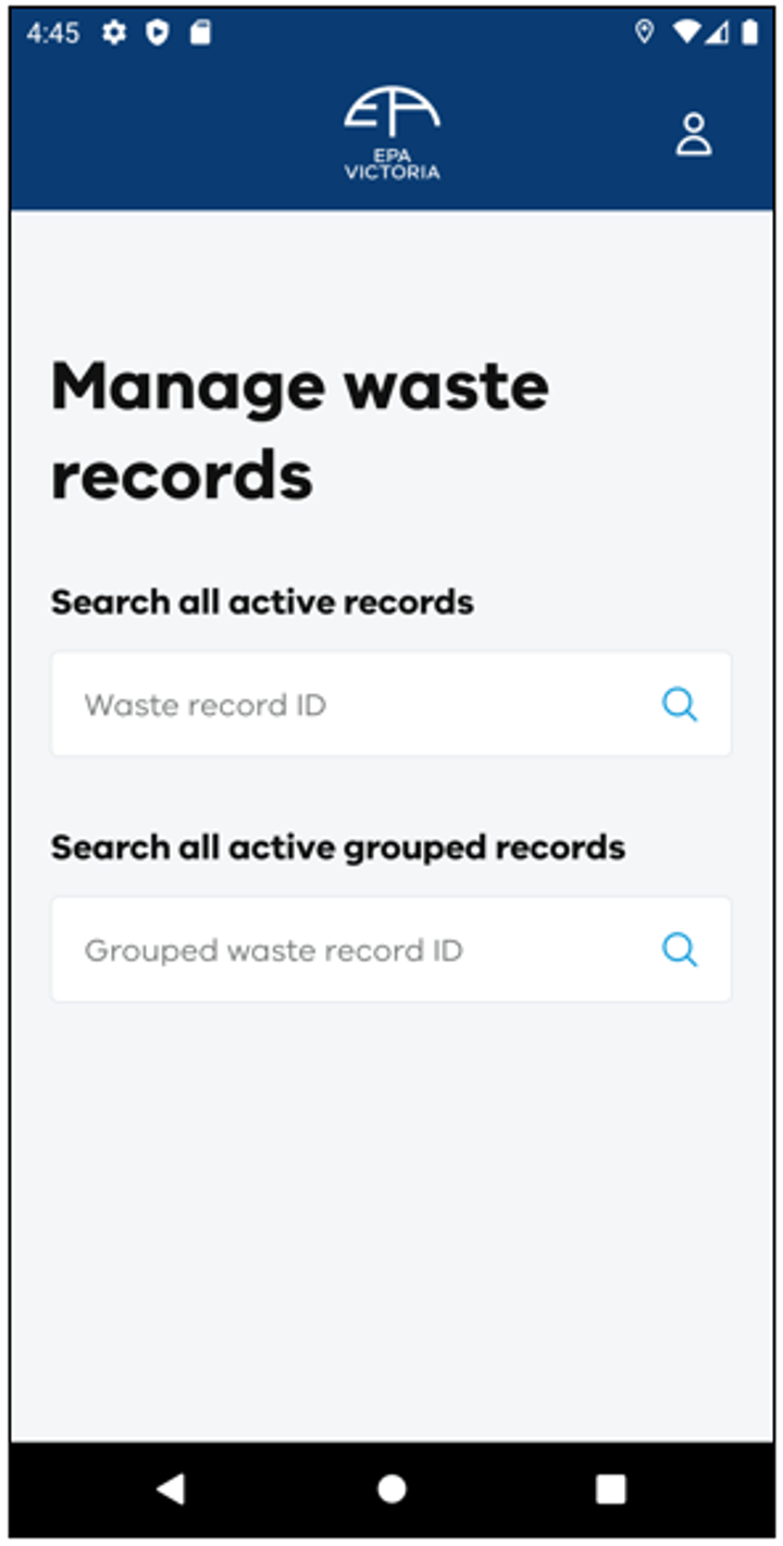 How a receiver can reject waste in Waste Tracker app | epa.vic.gov.au