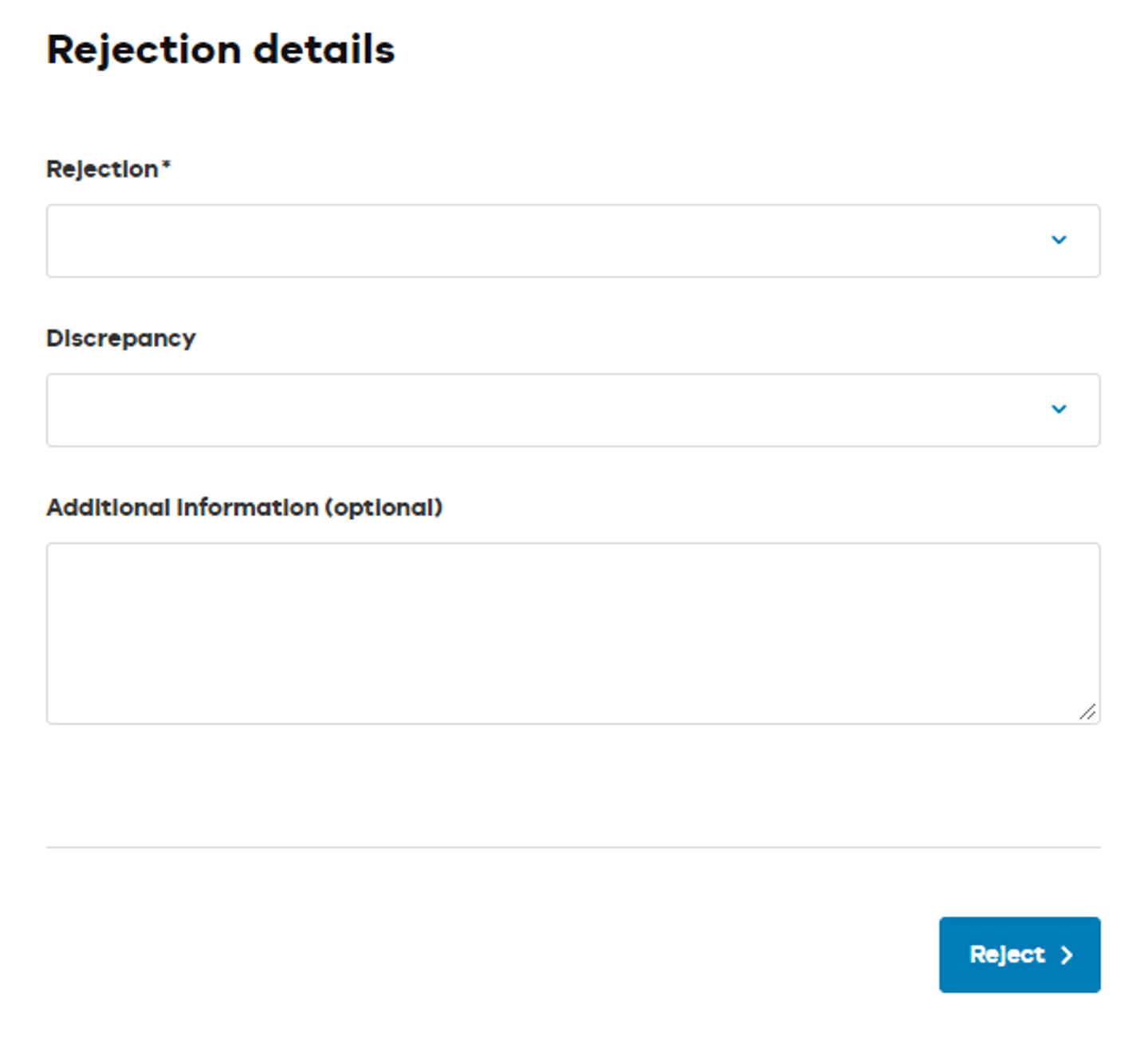 How a receiver can reject waste using Waste Tracker | epa.vic.gov.au
