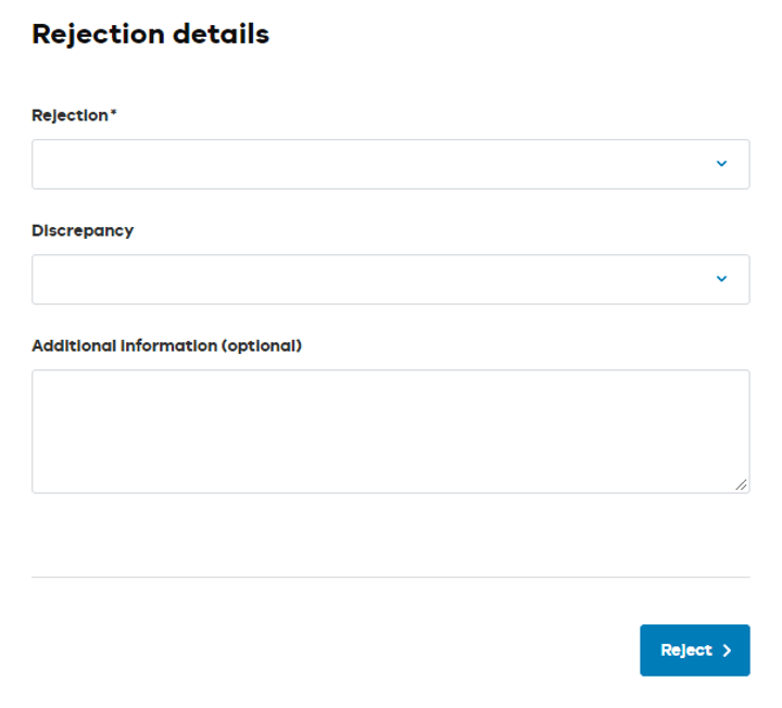 How a receiver can reject waste using Waste Tracker | epa.vic.gov.au