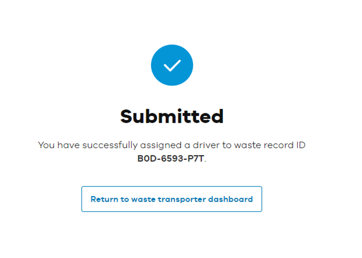 How a transporter can change assigned driver using Waste Tracker | epa ...