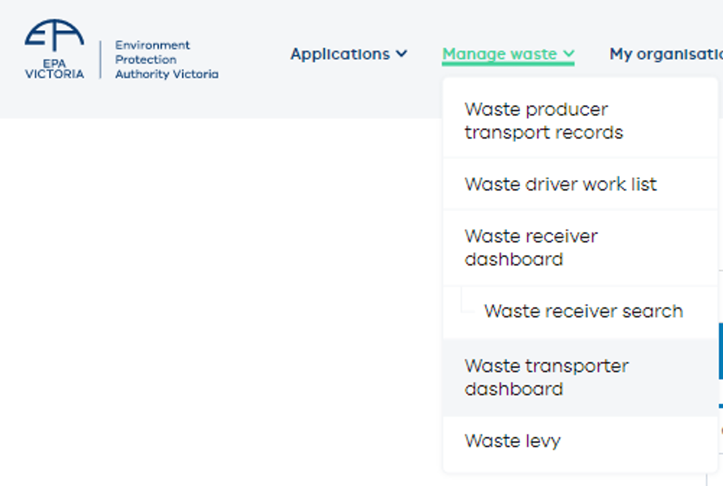 How a transporter can reject waste using Waste Tracker | epa.vic.gov.au