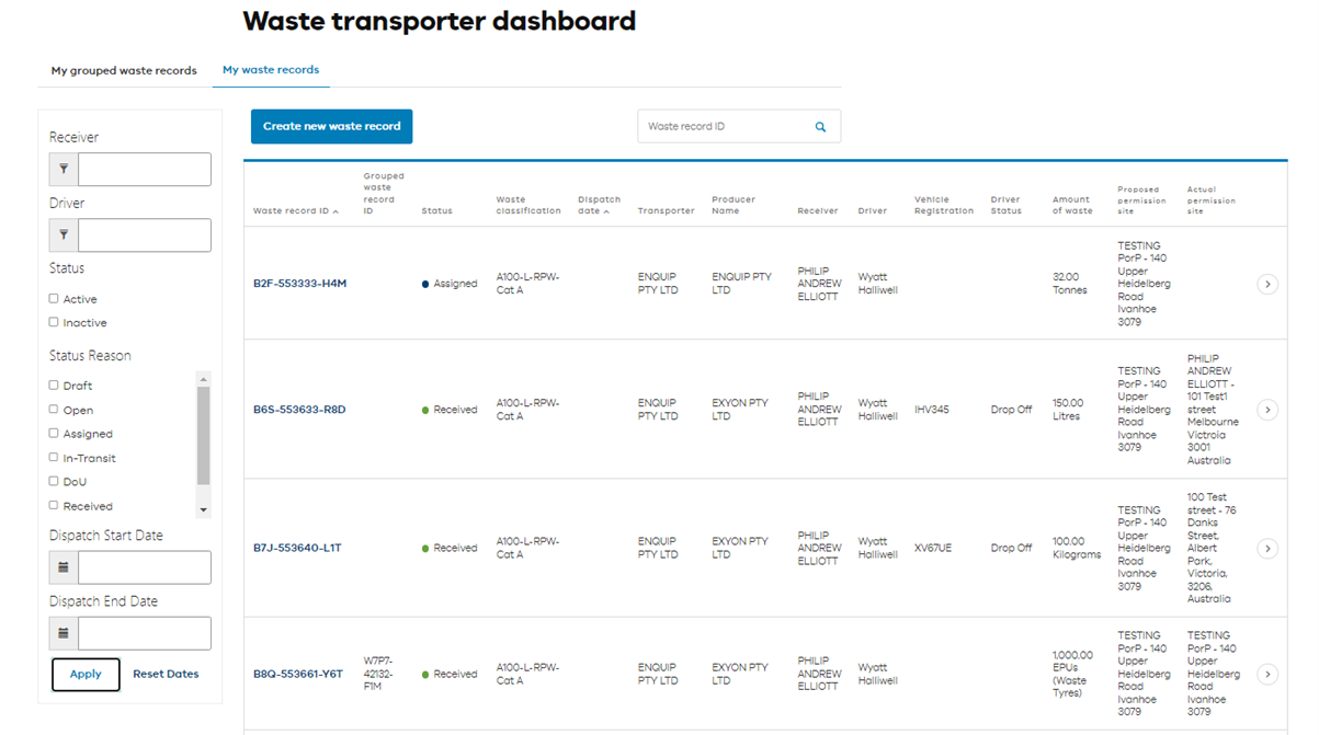 How a transporter can remove a driver assigned to waste record | epa ...